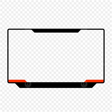 Live Streaming Overlays PNG Transparent Live Stream Frame Webcam