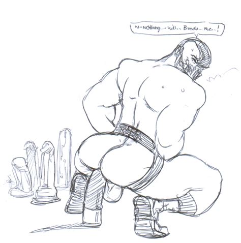 Rule 34 Bane Batman Series Dc Male Male Only Monochrome Staticlustdemons Tagme The Dark