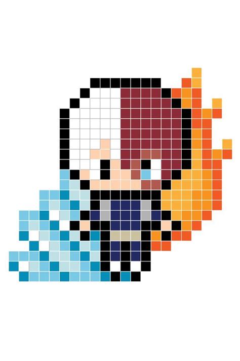 Anime Pixel Patterns For Perler Fuse Beads My Hero Academia