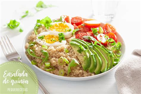 Ensalada de QUINOA 8 recetas de ensaladas con quinoa fáciles y sanas
