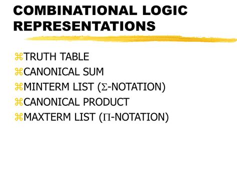 ppt combinational logic design principles powerpoint presentation free download id 149141