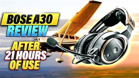 Bose A30 Review The Best Aviation Headset With Bluetooth YouTube