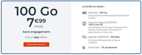 Forfait Mobile G Cdiscount Appels Sms Mms Illimit S Go