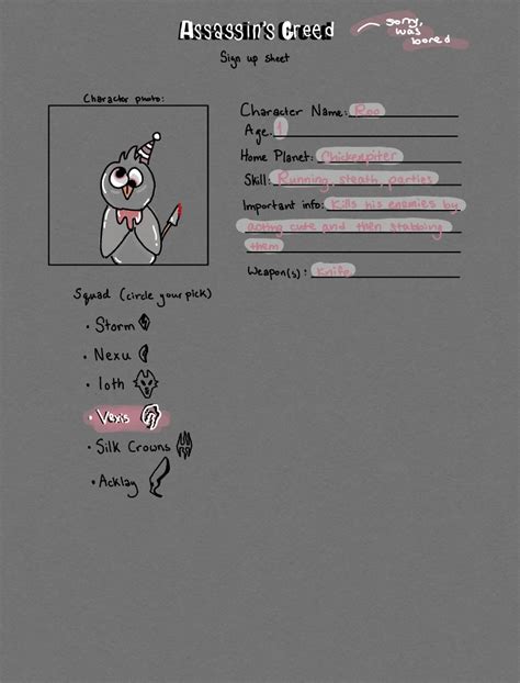Sign Up Sheet Notability Gallery