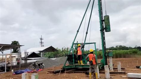 Pancang Drop Hammer Metode Pemancangan Tiang Pancang
