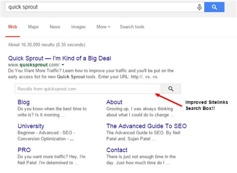 Google Sitelinks How To Quickly Get Google Site Links To Your Sites