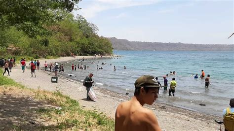 Familias de Masaya disfrutan su sábado de gloria en la Laguna de apoyo