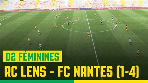 D F Le R Sum De Rc Lens Fc Nantes Youtube