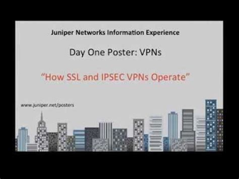 Juniper IPSEC And SSL VPN Tutorial Day One Poster VPNs YouTube