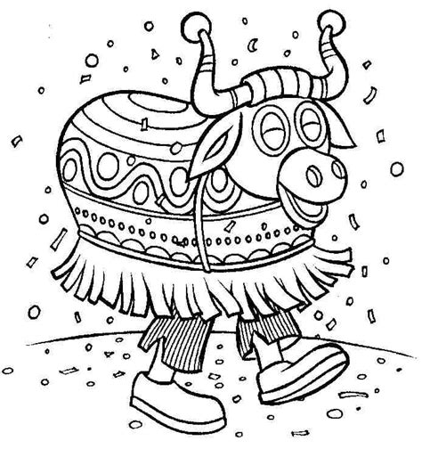 Desenhos Do Folclore Para Colorir