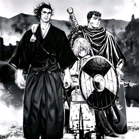 Berserk X Vagabond X Vinland Saga En Arte De Personajes