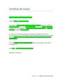 Certificat De Travail DOC PDF Page 1 Sur 1