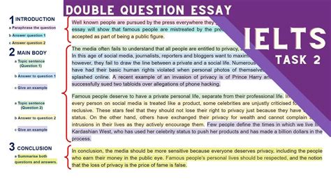 IELTS Writing Task 2 How To Write Double Question Essays Direct