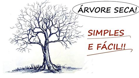 Como Desenhar Uma Rvore Seca O Passo A Passo How To Draw A Dry