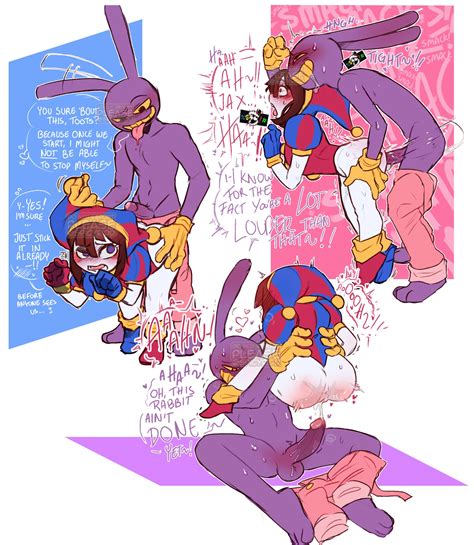 Rule 34 1boy 1girls Breasts Dick Female Gooseworx Jax The Amazing Digital Circus Male Pomni