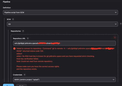 Ssh Jenkins Host Key Verification Failed When Connecting To Git