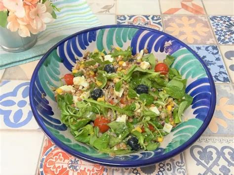 Ensalada de lentejas Recetas Fáciles Reunidas