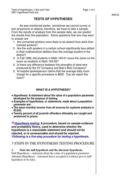 0801 hypothesistests pdf statistical hypothesis testing statistical significance