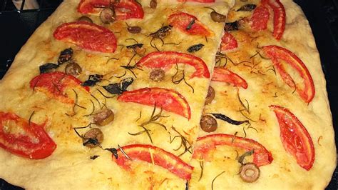 Focaccia Receita Caseira Simples Youtube