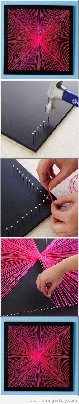 squared string art how to make it string art diystring art diy