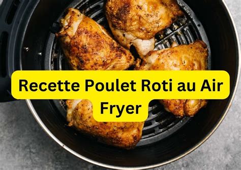Recette Poulet Rôti au Air Fryer Air fryer ninja