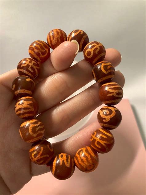 15 beads Combination Dzi Bracelet 牙黄钙化多宝天珠 tiger teeth Dzi fortune