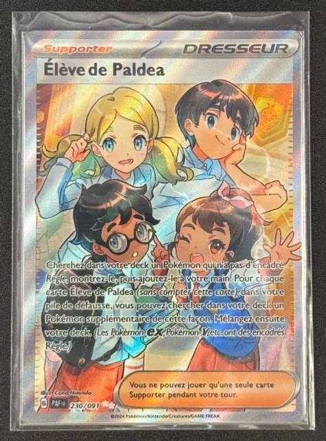 ELEVE DE PALDEA 230 091 Carte Pokemon Destinees De Paldea Ev4 5 Near