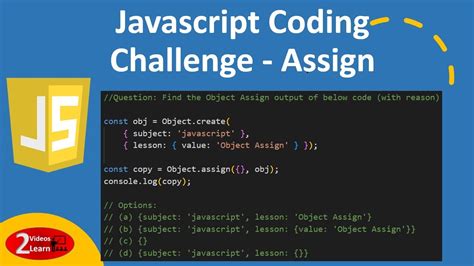 javascript coding challenge find assign code output episode 19 youtube
