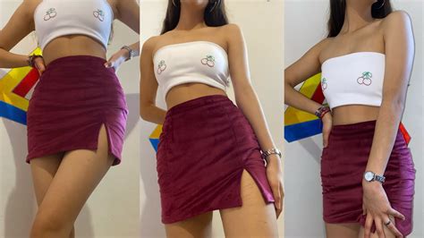 Cómo hacer una MINI FALDA CON ABERTURA fácil DIY YouTube