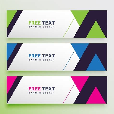 Plantilla Web De Banner De Dise O Abstracto Vector Premium