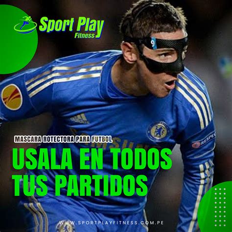 Protector Facial Para Futbol Sport Play Fitness