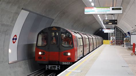 London Underground Sends First Test Trains Through Bank Station Upgrade