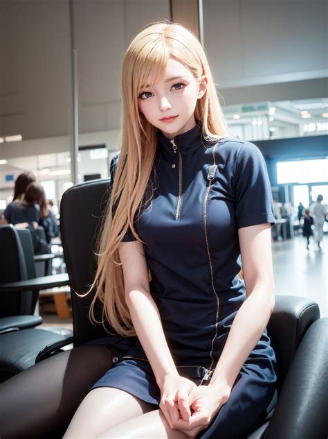 AI Generated Chris Black And White Silk Stockings Character AI