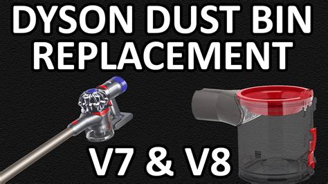 HOW TO Replace The Dust Bin On Dyson V7 V8 Stick Vacs YouTube