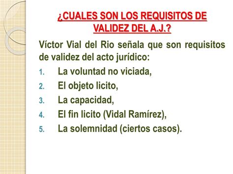 Ppt Requisitos De Validez Del Acto Juridico Powerpoint Presentation