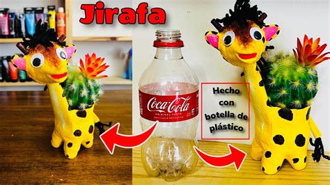 Cómo hacer una hermosa JIRAFA Jirafa macetero YouTube