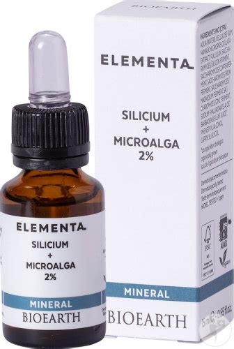 Bioearth Elementa Mineral Sérum Silicium Microalga 2 Flacon Compte