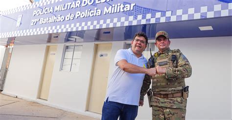 Governador entrega nova sede de batalhão da PM e destaca reforço na