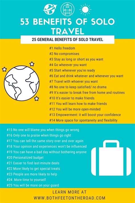 Why Travel Alone Benefits Of Solo Travel Both Feet On The Road