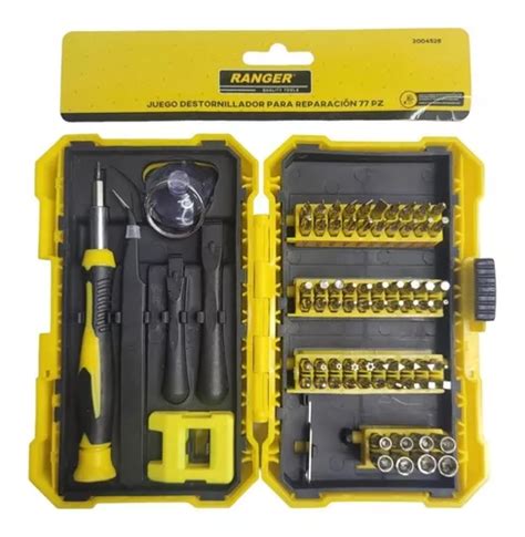 Kit Destornillador Precisión Ranger 77 Pzs Cuotas sin interés