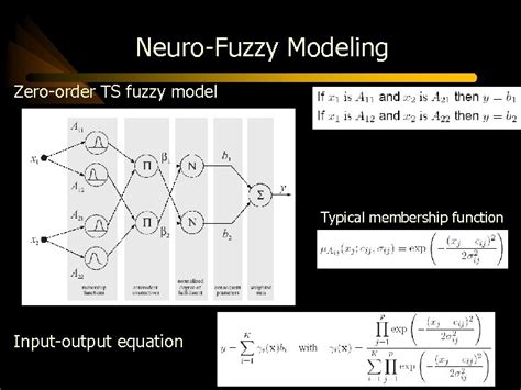 neuro fyzzy methods for modeling and identification presented by