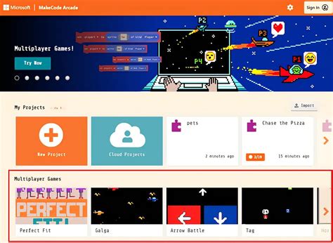 Microsoft Makecode On Twitter Makecode Arcade Now Has Multiplayer