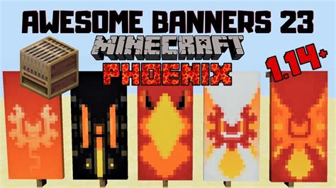 5 AWESOME MINECRAFT BANNER DESIGNS WITH TUTORIAL 23 LOOM YouTube