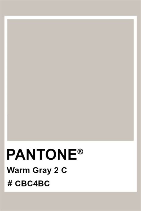 PANTONE Warm Gray 2 C Pantone Color PMS Hex Pantone Colour