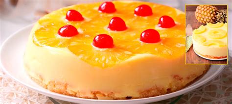 Tarta de piña sin horno Cocina