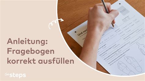 Anleitung GetSteps Fragebogen korrekt ausfüllen YouTube