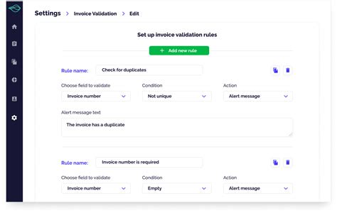 Invoice Validation Process