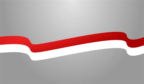 Indonesian Flag Vector Png Images Wave Ribbon Indonesian Flag Ribbon