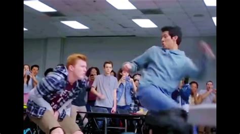 Miguel Destroys Kyler In Lunchroom Fight Cobra Kai Youtube