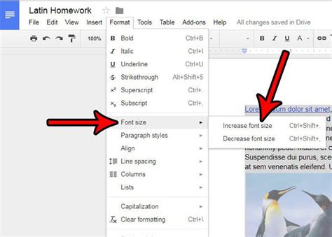 How To Change Font Size In Google Docs For An Entire Document Solve